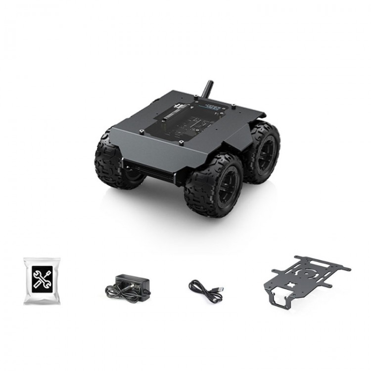 Wave Rover Full Metal Robot Chassis Flexible And Expandable 4wd Mobile Robot Car Onboard Esp32