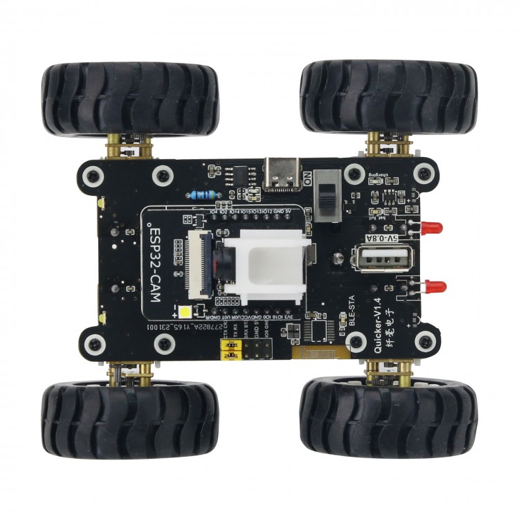 Wifi Robot Car With Camera Open Source Esp32 For Arduino Programming Quicker Webpage Control Diy