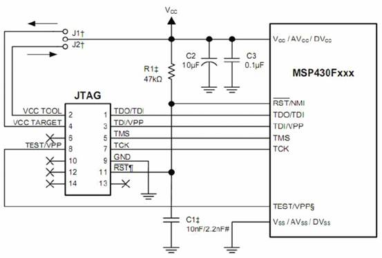 Msp430 Programmer Debugger Emulator Usb Debug Interface Msp Fet430uif Support Jtagsbwbsl