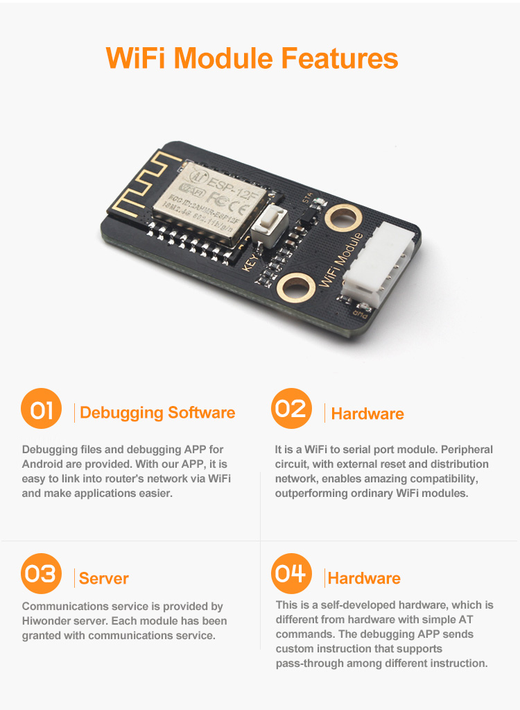 Wifi Module Iot Wifi Module For Scratch Microbit Programming Iot Robot Esp 12f Free Shipping
