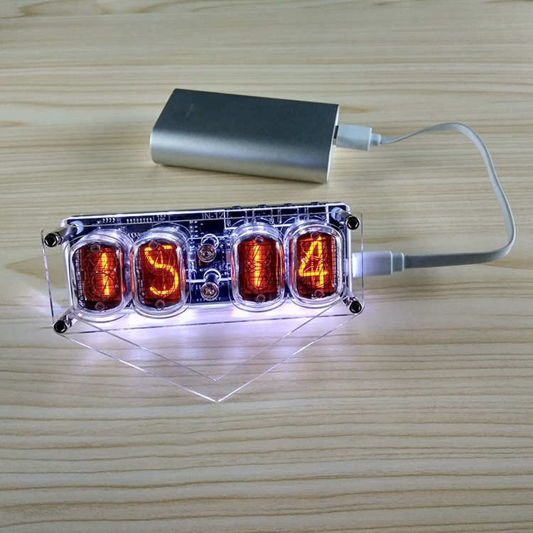 IN-12 Nixie Clock 4-Digit DS3231 Nixie Clock with Colorful LED ... IN-12 Nixie Clock 4-Digit DS3231 Nixie Clock with Colorful LED ...