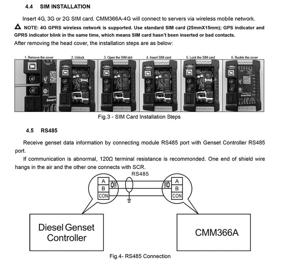 Maxgeek Cmm366a 4g Cloud Monitoring Communication Module For Genset