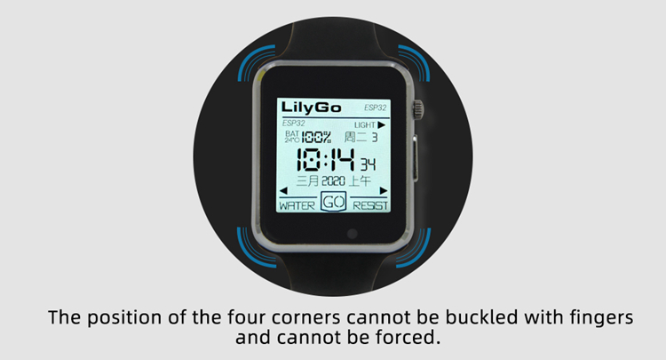 Lilygo Ttgo T Watch 2020 Black Programmable Watch Wearable Watch Esp32 Main Chip 154 Touch 