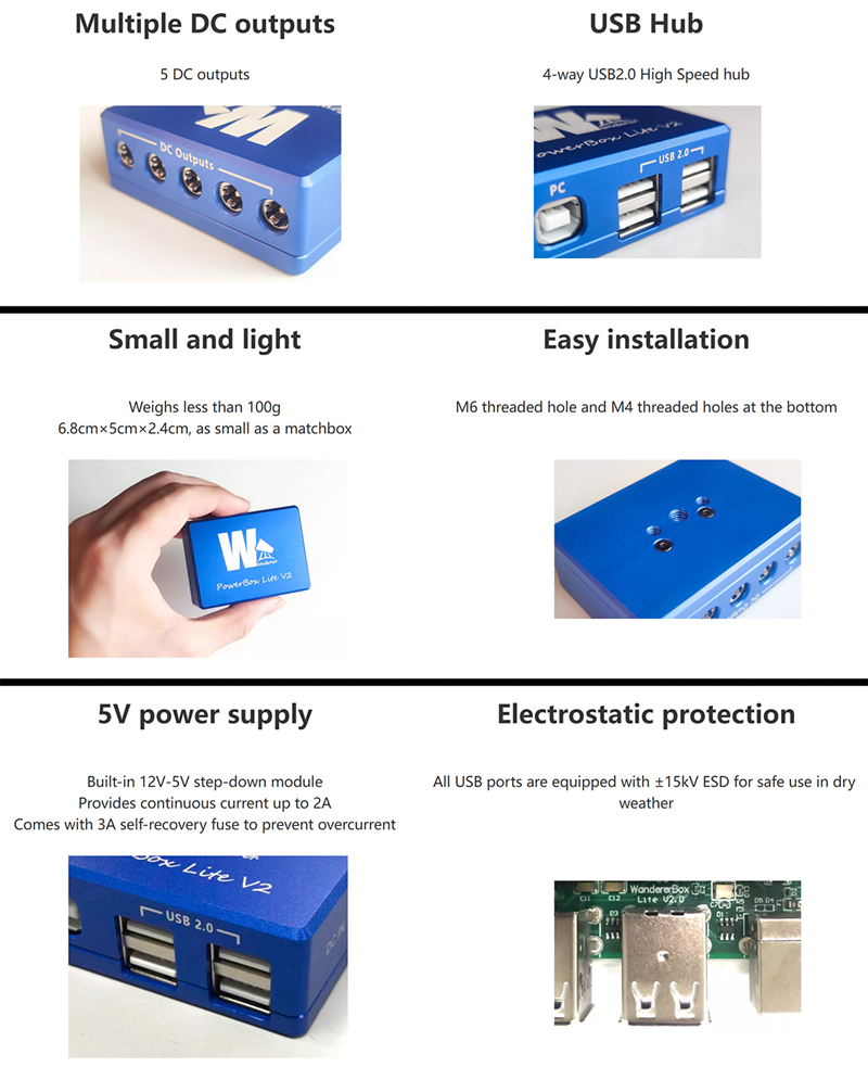 WandererBox Lite V2 Power Management Box Power Box Super Mini Power Hub ... WandererBox Lite V2 Power Management Box Power Box Super Mini Power Hub ...