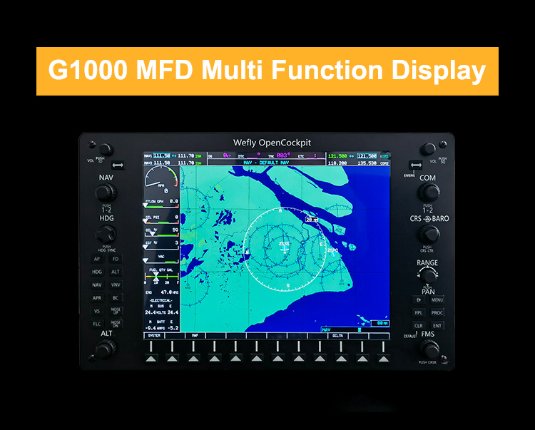 Wefly OpenCockpit G1000 MFD Multi Function Display Plug-and-Play 10.4 ... Wefly OpenCockpit G1000 MFD Multi Function Display Plug-and-Play 10.4 ...